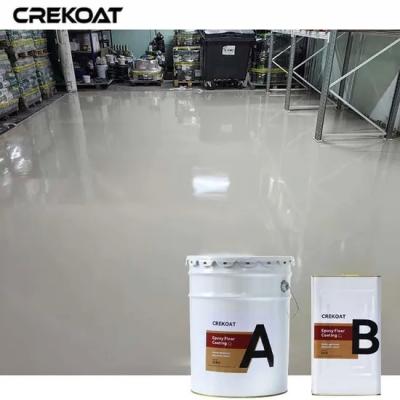 China Industrial Epoxy Floor Coating Self Leveling Epoxy Flooring with 5:1 Mix Ratio 12 Months Shelf Life 20Kg/Bucket for sale