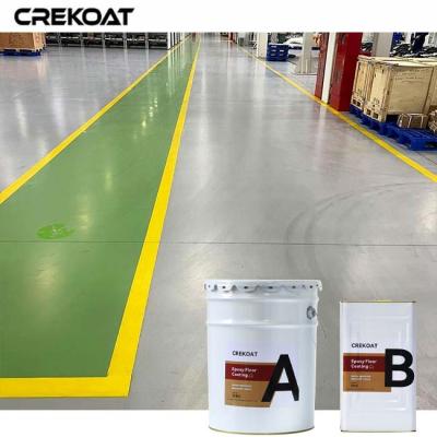 China Food Factory Industrial Epoxy Floor Paint with 5:1 Mix Ratio, 12 Months Shelf Life, and 20Kg/Bucket Packaging for sale