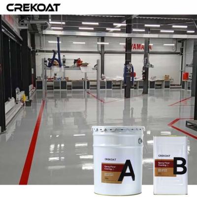 China Hard-Wearing Durable Finish Epoxy Resin Floor Paint with Easy to Clean Industrial Epoxy Floor Coating for sale