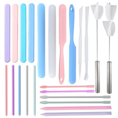 China DIY glue dispensing tool, glue dispensing grinding tool, reusable non adhesive silicone stirring rod, cross-border exclusive supply for sale