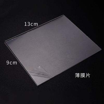 China Crystal dropper DIY quicksand blank transparent film sheet single-sided protective film high gloss cutting A4 quicksand film sheet for sale