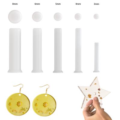 China DIY dropper pendant keychain no drilling silicone hole nail compatible with 3/4/5/6/8mm hole nail for sale
