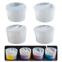 China DIY crystal dropper silicone color mixing cup, mixed color matching cup, silicone mold for sale