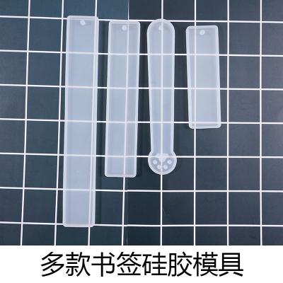 China Crystal dropper bookmark mold, cat claw bookmark mold, silicone mold, DIY mold, AB glue mold for sale