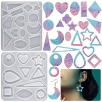 China Drip glue DIY resin UV glue grinding tool Mirror handmade jewelry Earrings and earrings Silicone mold for sale