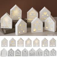 China DIY Splicing Starry Sky House Night Light Love Star Home Gypsum Pendant Dropping Silicone Mold for sale