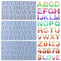 China Crystal Drip Glue English Pinyin Alphabet Silicone Mold DIY Handmade Jewelry Resin Digital Pendant Pendant Model for sale