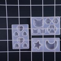 China DIY Cat Bear Paw Love Star Moon Silicone Mold Jewelry Silicone Mold Pendant Mold for sale