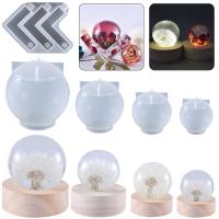 China DIY Crystal Dropping Glue Mold Integrated Spherical Pendulum Jewelry Silicone Mold for sale
