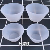 China Crystal dropper silicone mold dropper packaging cup DIY jewelry color mixing cup no wash silicone cup for sale