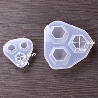 China DIY handmade silicone mold, small diamond mold, hanging decoration pendant, diamond mold, drip glue mold for sale