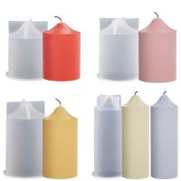 China DIY crystal dropper candle mirror cylindrical cone candle shaped silicone mold manufacturer wholesale for sale
