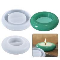 China DIY crystal dropper mold, oval candle holder storage, table decoration, silicone mold, spot wholesale for sale