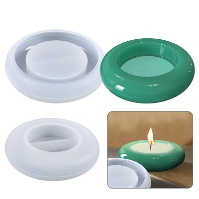 China DIY crystal dropper mold, oval candle holder storage, table decoration, silicone mold, spot wholesale for sale