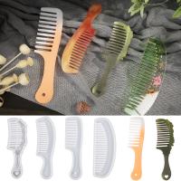 China Crystal Drip Glue DIY Comb Mold Regular Comb Handmade 4 Long Short Crescent Combs Mirror Silicone Mold for sale