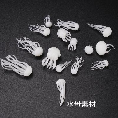 China DIY crystal dropper material jellyfish dropper marine filling 3D stereoscopic mini jellyfish wholesale for sale