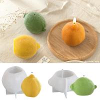 China 3D Lemon Gypsum Ornament Jewelry Silicone Mold DIY Aromatherapy Candle Dropping Mold Wholesale for sale