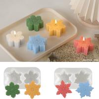 China DIY crystal dropper snowflake keychain aromatherapy gypsum candle Christmas ornament silicone mold for sale