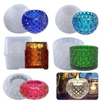 China DIY crystal dropper mold, candle potted plant, polka dot storage box, table decoration, silicone mold wholesale for sale