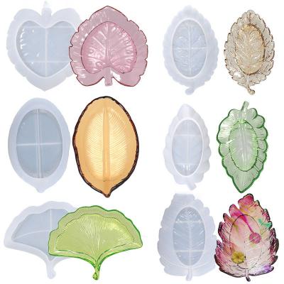 China DIY crystal dropper mold, leaf plate, nut storage plate, silicone mold manufacturer wholesale for sale