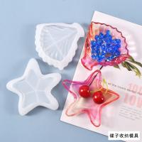 China DIY crystal dropper mold, leaf starfish dish, fruit accessory storage box, silicone mold wholesale for sale
