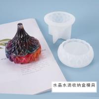 China DIY crystal dropper mold, droplet storage box, jewelry storage tank, swing table, storage silicone mold for sale