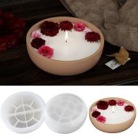 China Crystal dropper gypsum cement candle cup storage bowl storage tray candle container silicone mold wholesale for sale