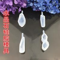 China Crystal dropper pendant silicone mold DIY handmade jewelry crystal stone pendant earring model for sale