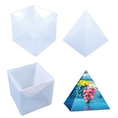 China Tower shaped silicone mold 10cm15cm DIY decoration piece dropper mold for sale
