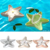 China DIY starfish candle tray silicone mold jewelry storage box minimalist style starfish tray silicone mold for sale