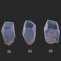 China Crystal dropper cut surface stone silicone mold DIY handmade jewelry ornament mold 3D mold for sale