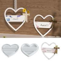China Aromatherapy Love Pendant Silicone Mold DIY Heart shaped Hollow Jewelry Pendant Dropping Mold for sale