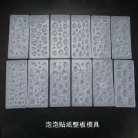 China DIY crystal dropper mold, gemstone patch, multi specification star pendant, pendant, sticker, silicone mold for sale