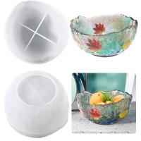 China DIY crystal dropper mold creative irregular fruit nut storage bowl silicone mold wholesale for sale