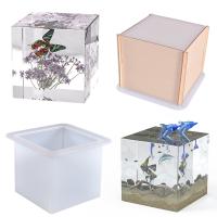 China DIY crystal dropper mold, 8cm cube specimen placement table, silicone mold manufacturer recommendation for sale