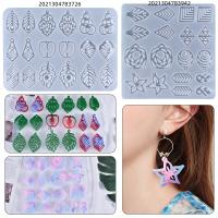 China DIY crystal dropper mold homemade high mirror earrings pendant jewelry silicone mold spot wholesale for sale