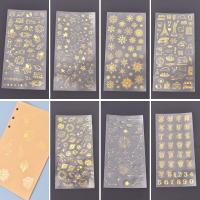 China DIY Crystal Dropping Glue Hand Account Sticker Dropping Glue Mold Filling Material Planet Moon Snowflake Hot Stamping Stickers for sale