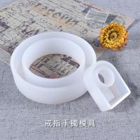 China DIY crystal dropper direct facing three-dimensional bracelet mold irregular ring silicone mold wholesale for sale