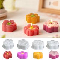 China Aromatherapy flower candle gift silicone mold DIY mirror resin gypsum small flower drip glue mold for sale