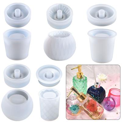 China Diy crystal gel drop mold lotion bottle aromatherapy bottle insert silicone mold spot wholesale for sale