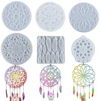 China DIY crystal dropper mold, dream catcher, wind chime hanging decoration, silicone mold combination, spot wholesale for sale