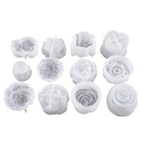 China Crystal drop glue flower mold DIY jewelry multiple flower mirror three-dimensional flower silicone mold for sale