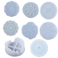 China DIY crystal dropper mold, vine top swing table, coaster storage pad, silicone mold, spot wholesale for sale