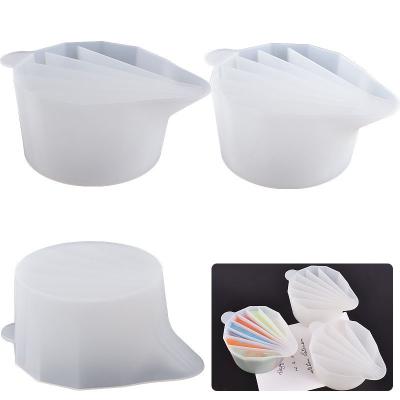 China Crystal dropper DIY resin silicone color mixing cup, color matching cup, silicone mold source supply for sale