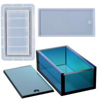China DIY Crystal Dropping Glue Mold Chess and Card Tissue Storage Box Silicone Mold Spot Wholesale for sale