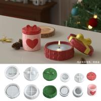 China DIY Aromatherapy Gypsum Cement Love Sweater Gift Box Storage Can Candle Cup Dropping Silicone Mold for sale