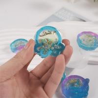 China Drip glue marine animal quicksand pendant silicone mold DIY starfish shell jellyfish keychain pendant for sale