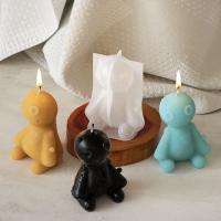China DIY dropper mold 3D three-dimensional funny patch doll gypsum candle decoration ornament silicone mold for sale