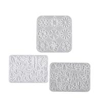 China DIY crystal drop glue flower bouquet flower earring pendant mold flower shaped leaves rose petals hanging decoration silicone mold for sale