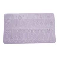 China DIY crystal dropper mold, whole board key collection pendant, hanging decoration, simulated silicone mold for sale